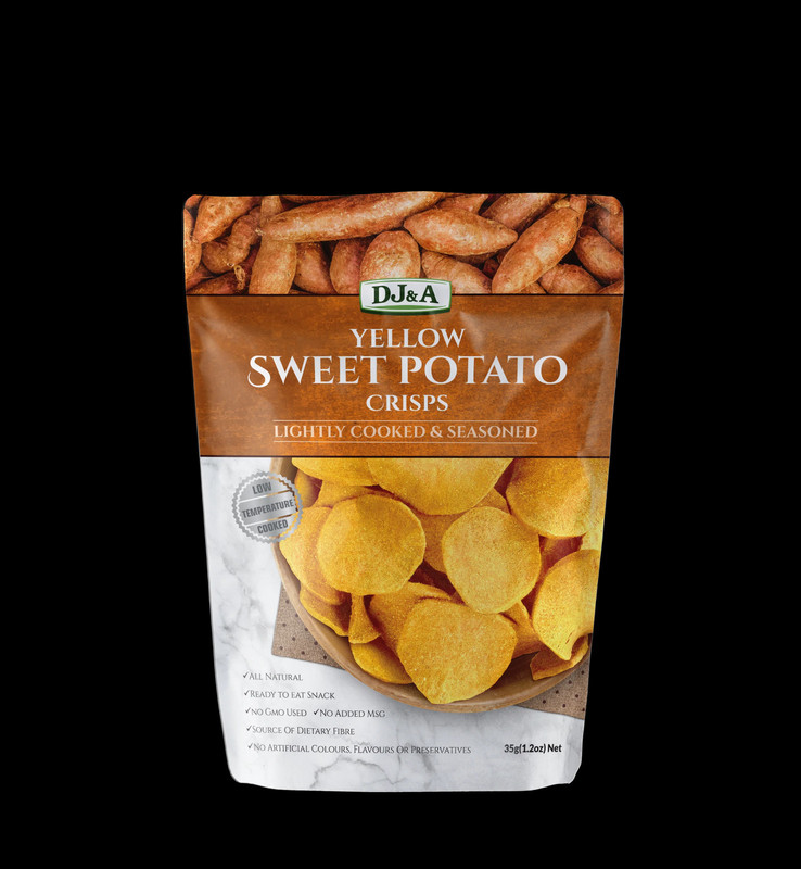 Yellow Sweet Potato Crisps 10x35 gm DJ A — Postimages