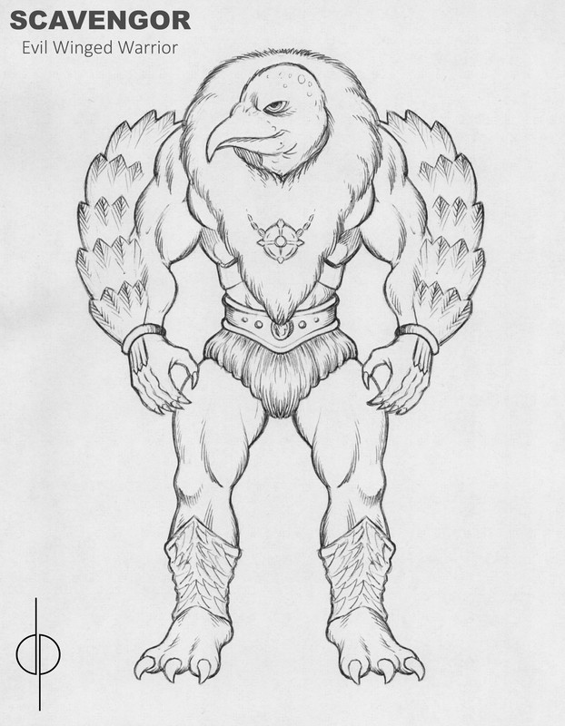 Evil Warrior Drawing