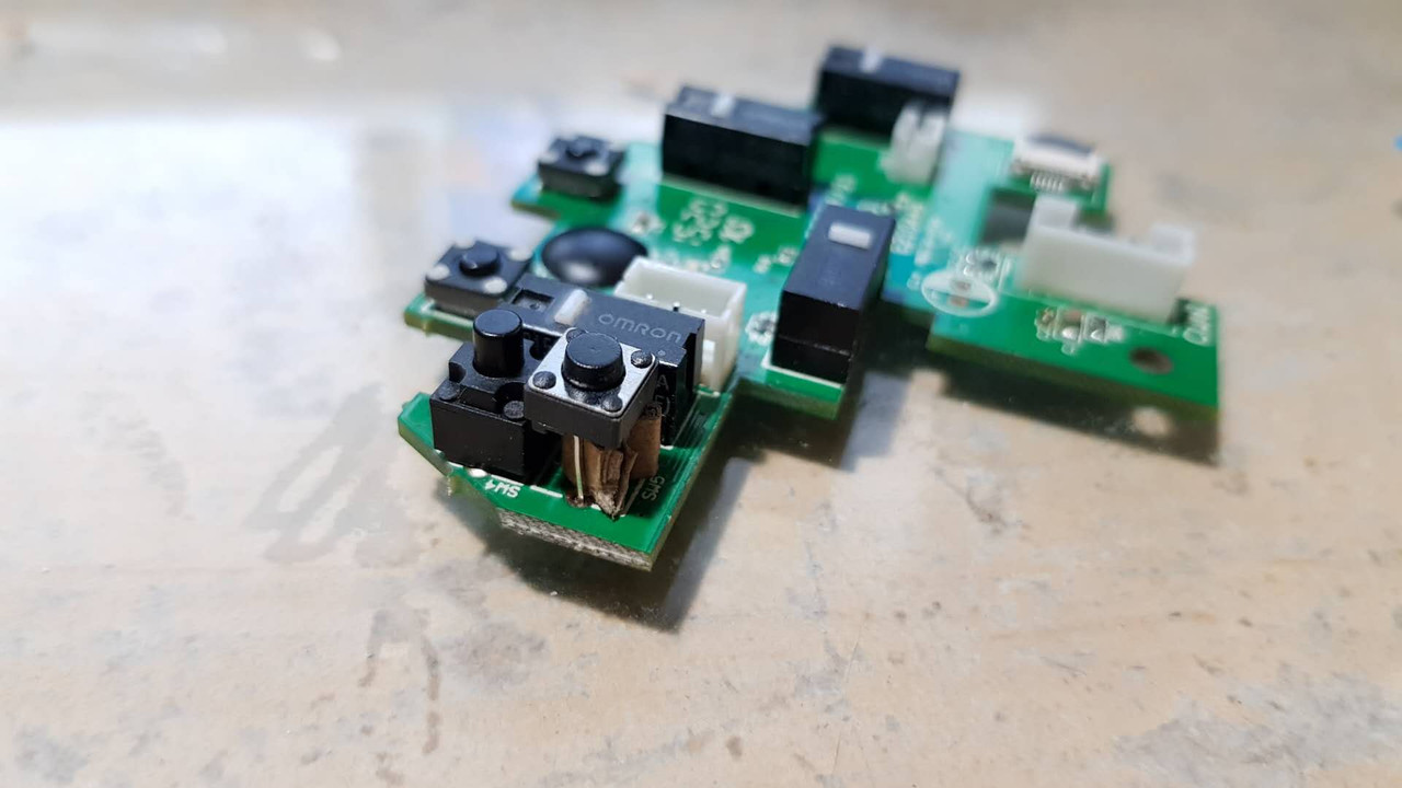 Elecom M-XT1URBK Back Button Switch Replacement : r/Trackballs