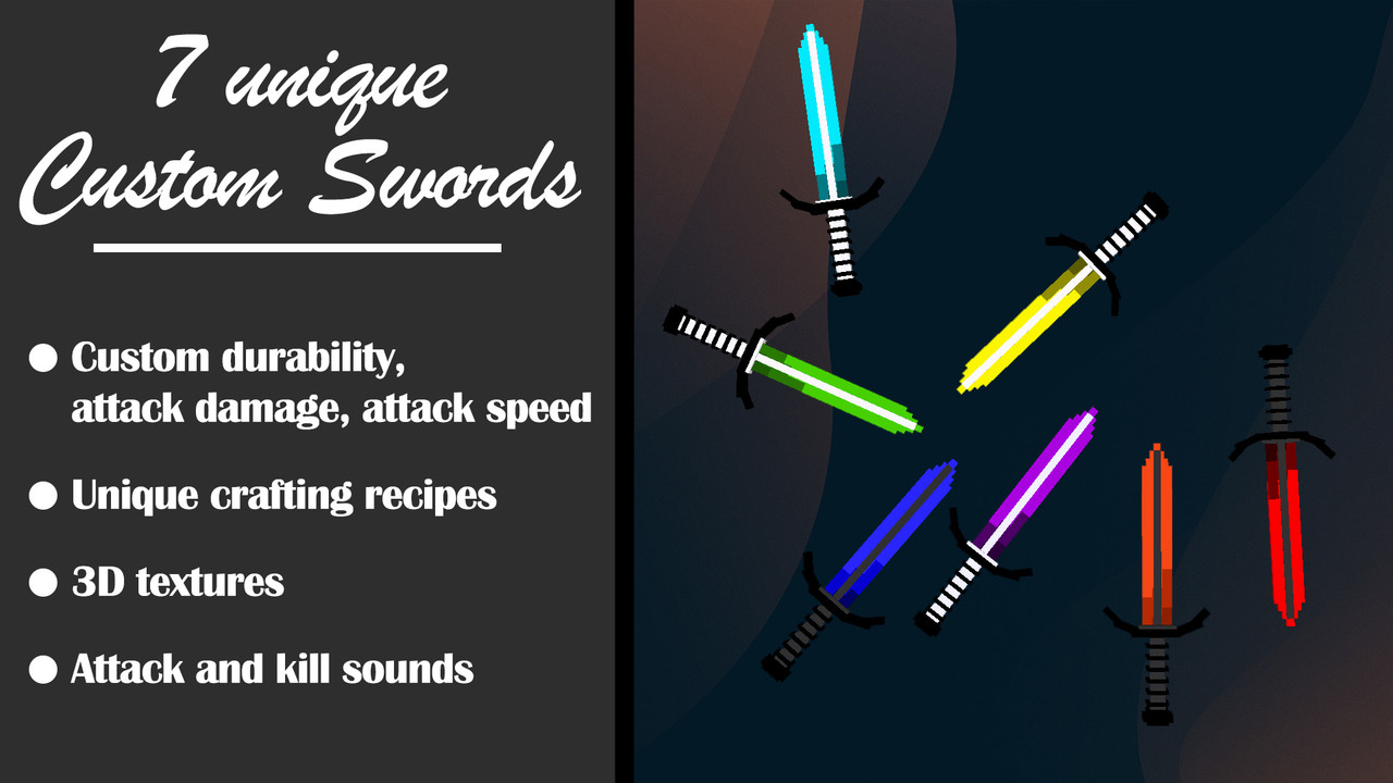 ⚔️Custom Swords⚔️ [ Resource Pack + ItemsAdder Config ] | SpigotMC ...