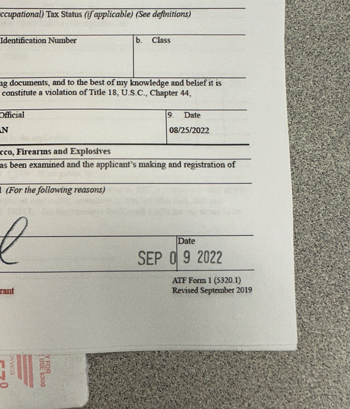 Paper Form 1 Tracking Thread - DO NOT POST before reading the rules in ...