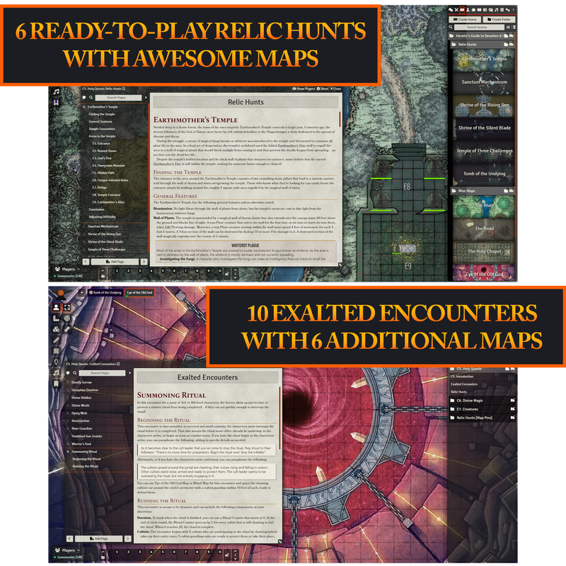 Heretic's Guide to Devotion & Divinity (5E) | Foundry VTT - Valeur RPG ...