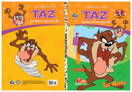 Buku Mewarnai Super Besar TAZ: Giant Book To Color TAZ, Taz- Mania (WB ...