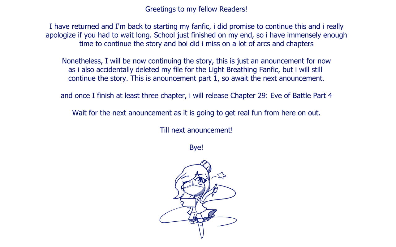 LIGHT BREATHING - Chapter 29 - Author_BlueMask - Multifandom [Archive ...