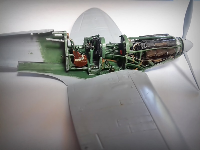 SCRATCH BUILDING THE INTERIOR OF A 1:72 SCALE AIRFIX SPITFIRE MK1A ...