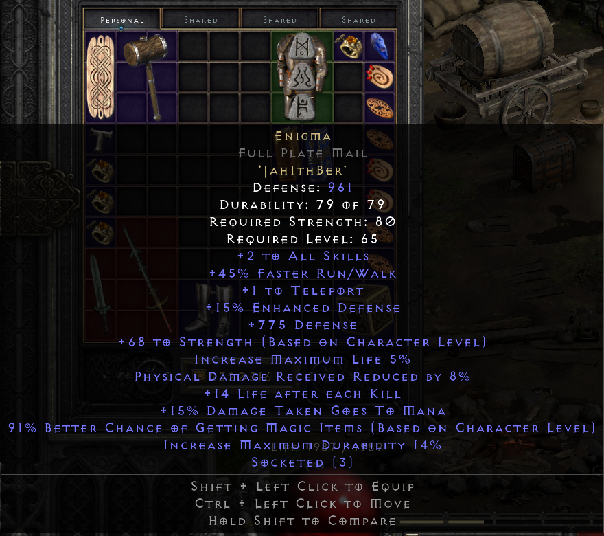 Perf Full Plate Mail Enigma - Topic - d2jsp