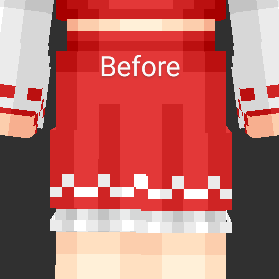 Hakurei Reimu [博麗 霊夢] (brown hair) | Touhou [東方] Project Minecraft Skin