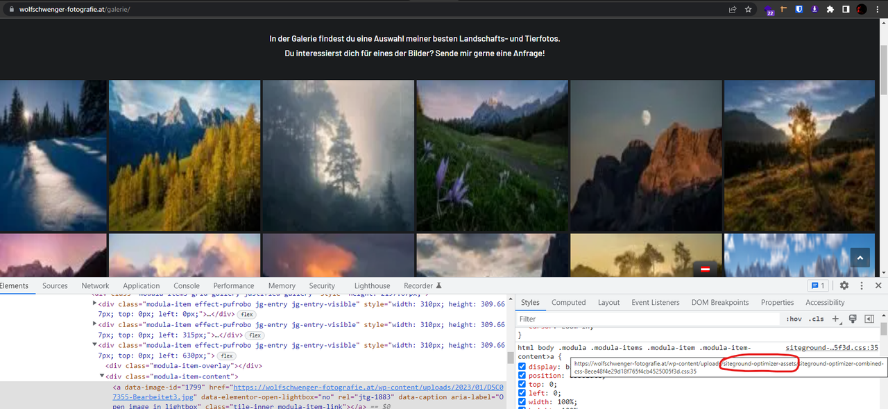 Gallery Images distorted to squares | WordPress.org