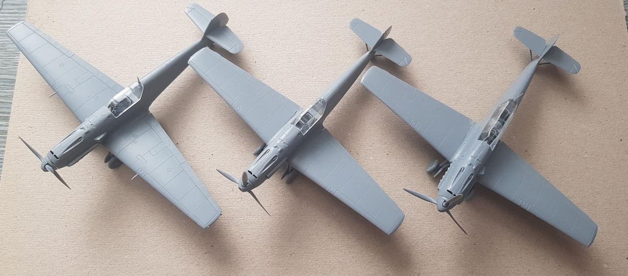 1/72 - Messerschmitt Bf.109V-13/14, E-0, T & S by AZmodel - released - The Rumourmonger ...