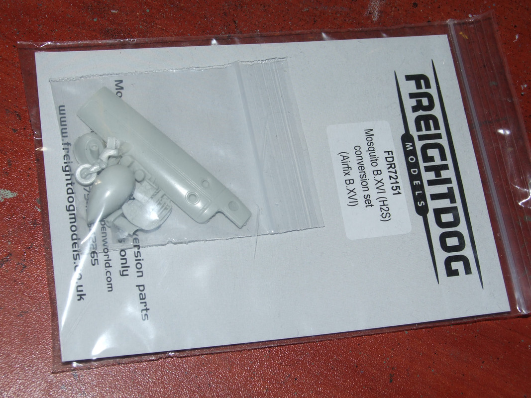 1/72nd New Airfix Mosquito converted using Freightdog Models parts ...