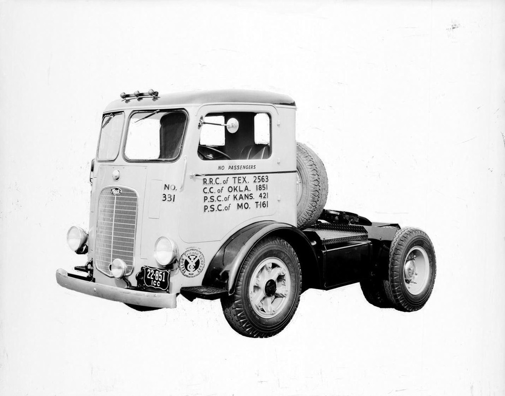 Mack 40c COE CH CJ Yellow Transit 331 ICC plate — Postimages