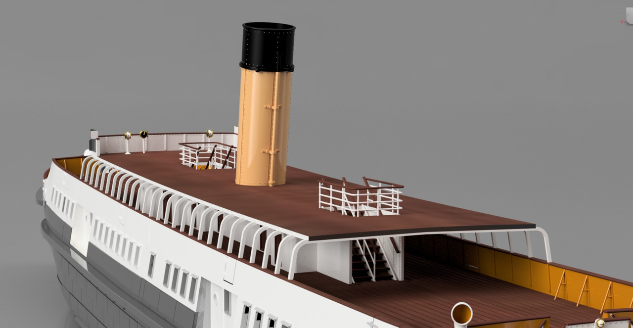 SS Nomadic, Titanic's Little Sister - 1/200 - 3D (Design) - Page 4 ...
