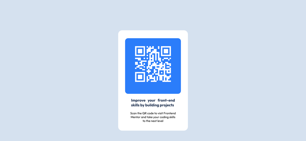 GitHub - jimmydv/qr_code_component: Daily frontendmentor.io challenge