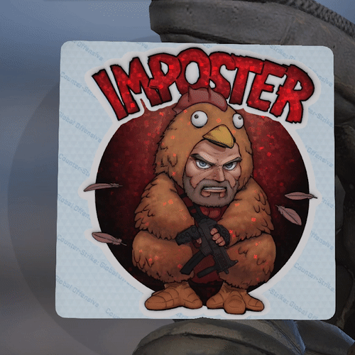 Steam Workshop::Sticker | Imposter [Glitter, Paper, Foil]
