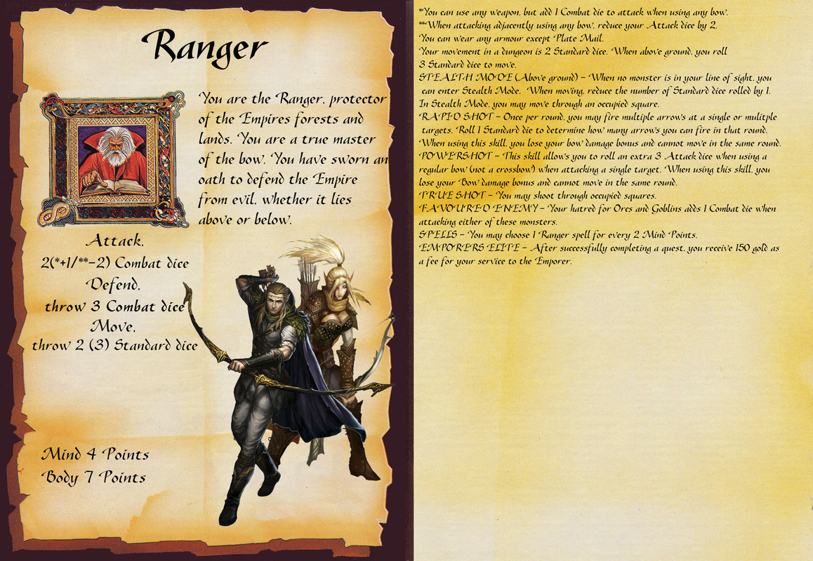 Character card Ranger — Postimages