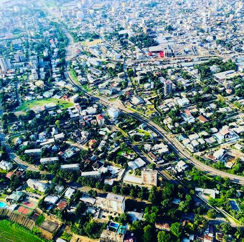 douala bonanjo aérien ghj45678 — Postimages