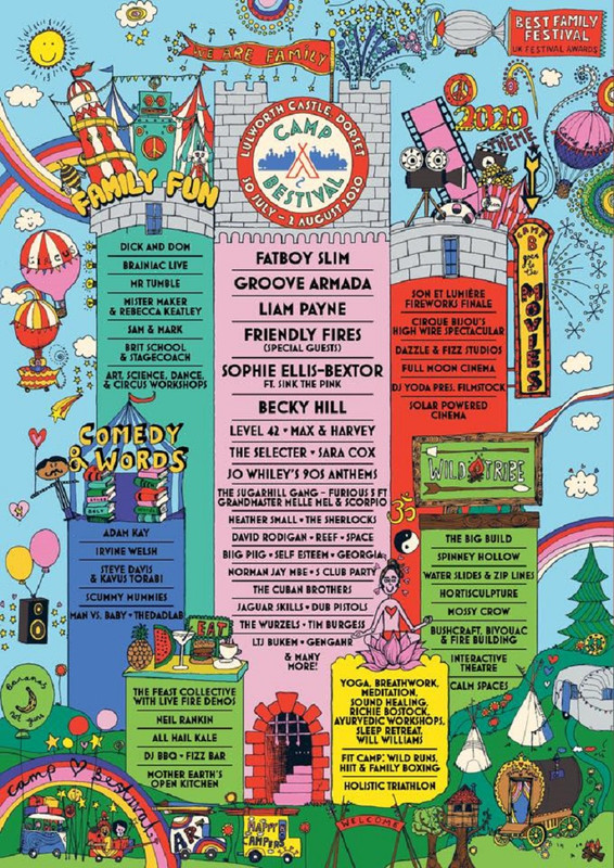 Camp Bestival festival 2021 | Line Up & News | Skiddle