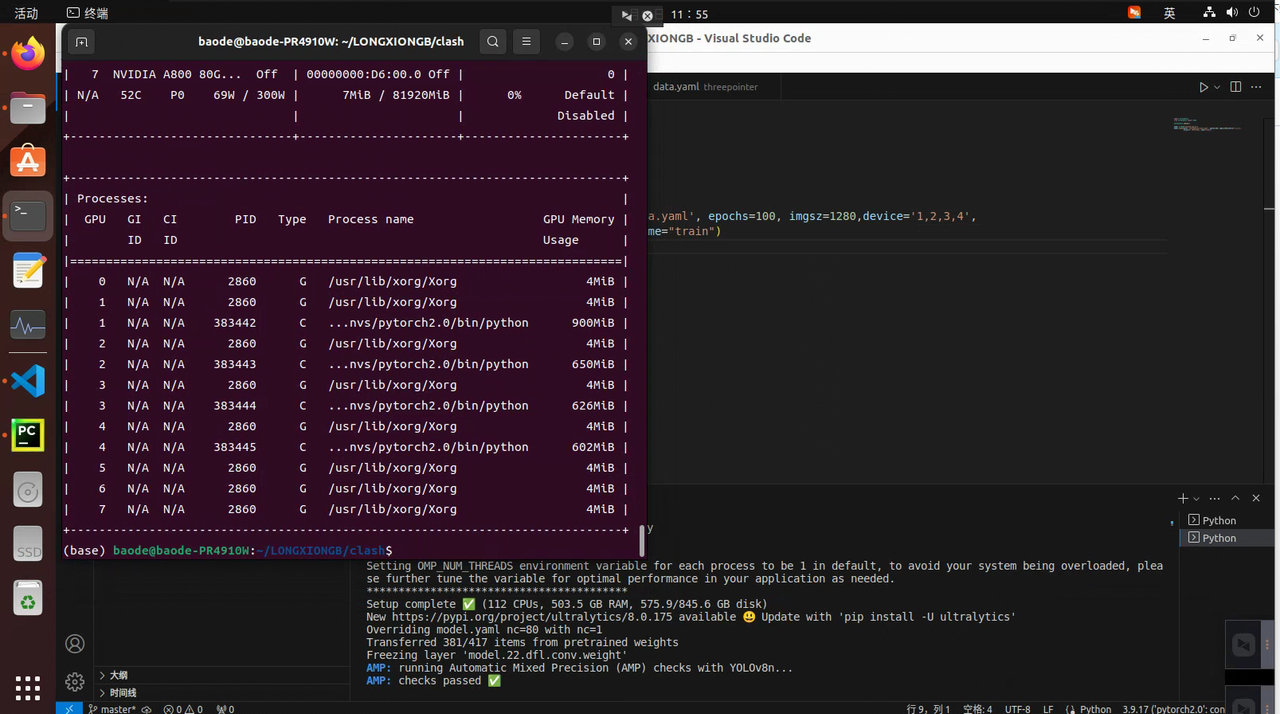 multiple gpu not working · Issue #4810 · ultralytics/ultralytics · GitHub