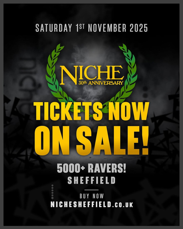 Sheffield’s Niche returns for 30th anniversary event | Skiddle