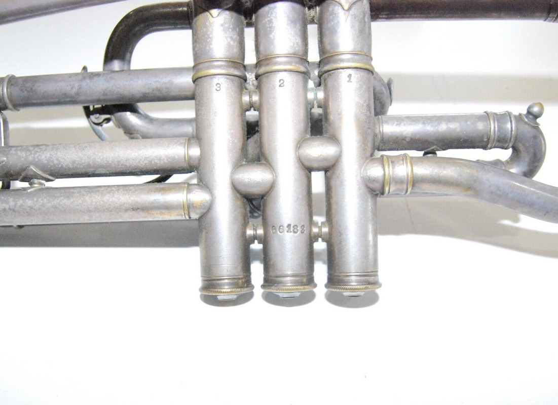 YORK & SONS 1922 Model 95 PERFECTONE CORNET sn 66188 (3) — Postimages