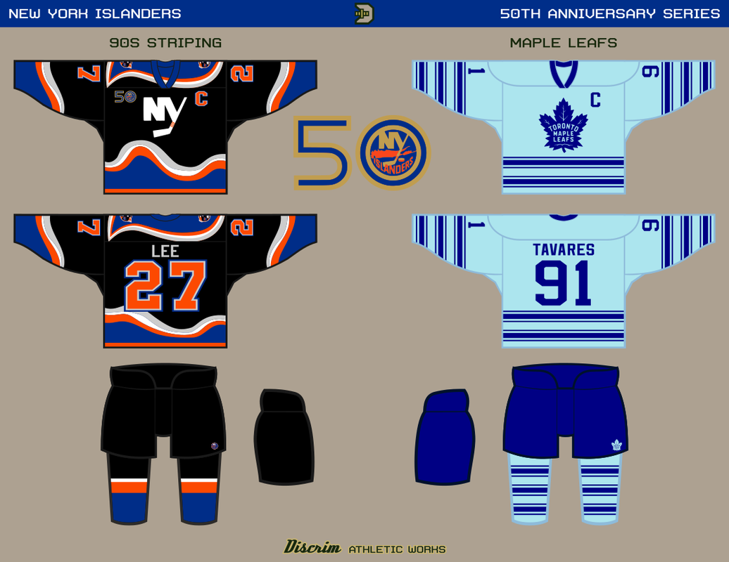 Islanders 50th Anniversary Series - Concepts - Chris Creamer's Sports ...