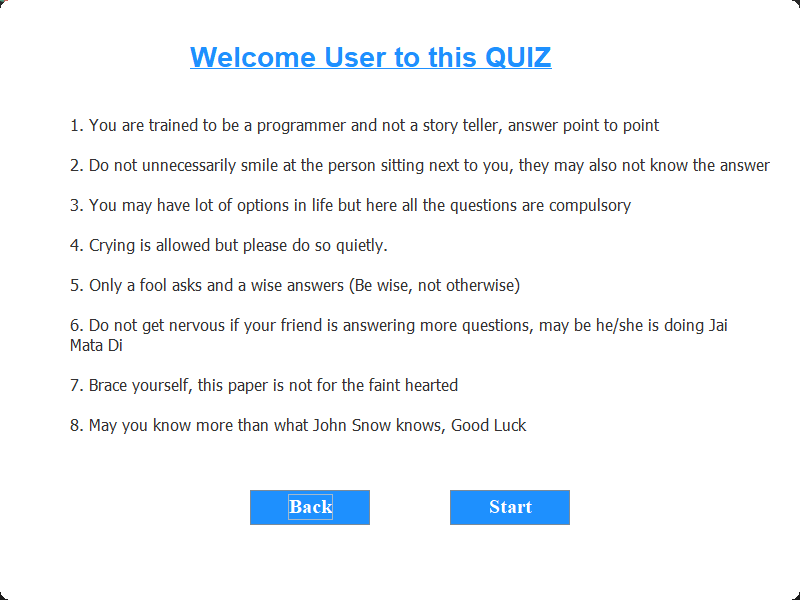 Github Piyansuquizapp By Swing With Jdbc Java Swing Quiz App With Jdbc Integration