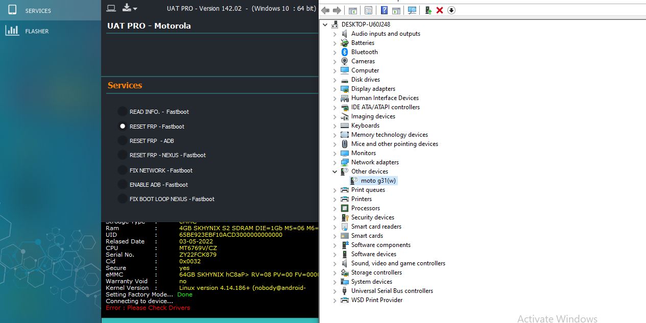 GSM-Forum - Motorola driver for frp