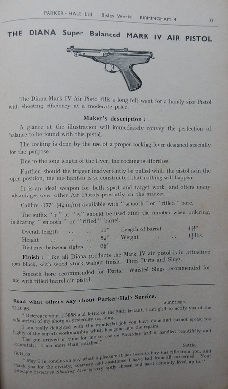 DIANA 1956 PARKER HALE CAT, 1 — Postimages