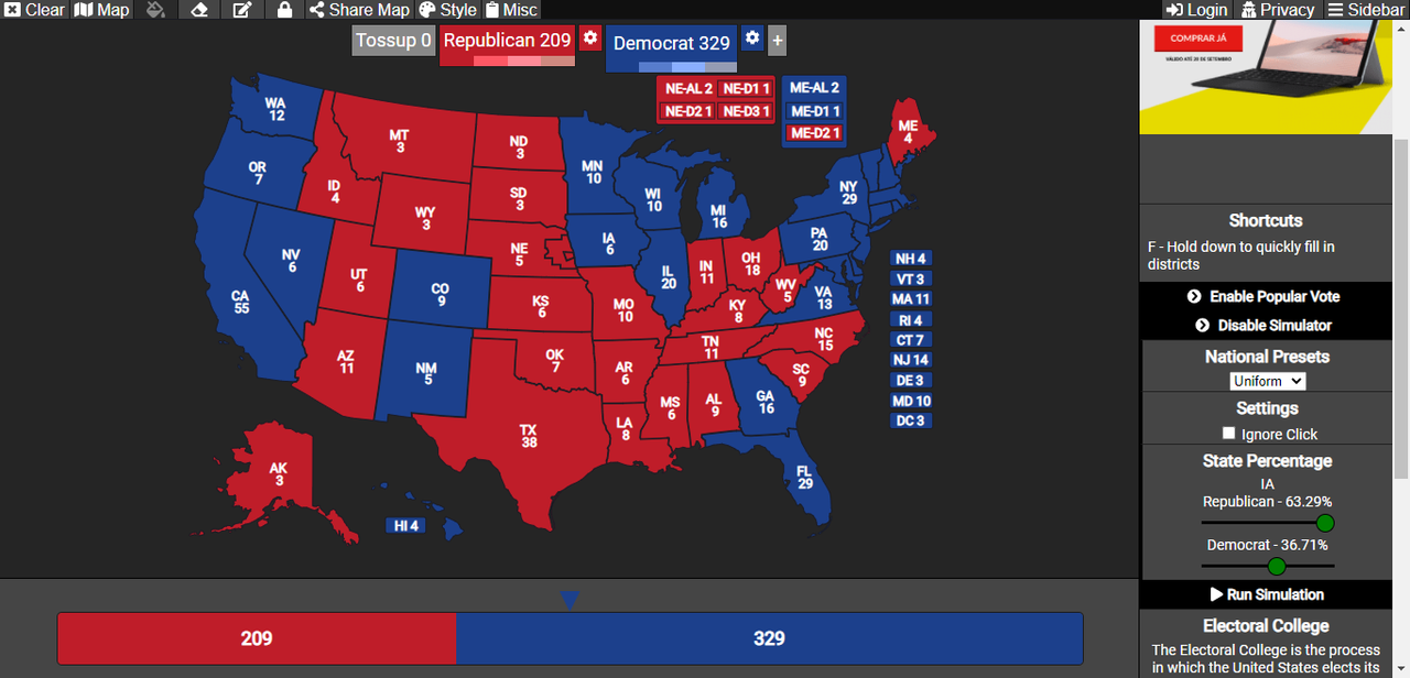i made a simulation putting my state provabilities, this is why we ...