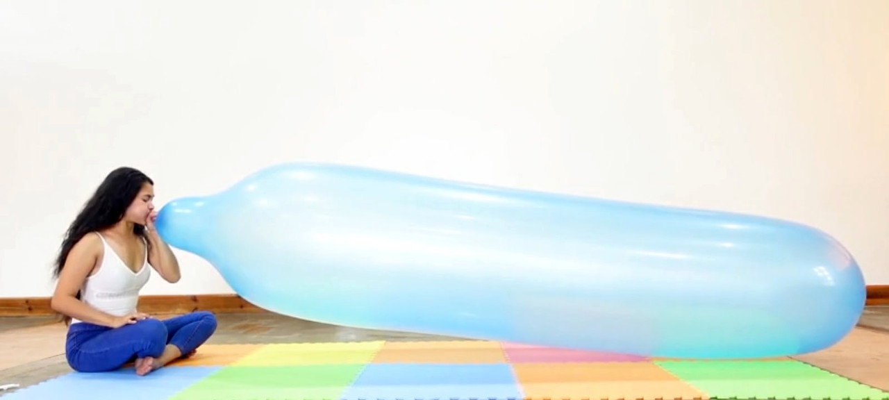 1x Big Luftschiff Ballon Gl 700 Mix Crystal Color Looner Big Latex