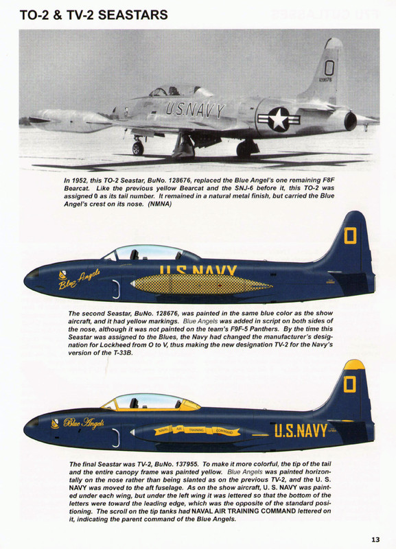 Lockheed T-33 (TV-2) in Blue Angels Service - Aircraft Cold War - Britmodeller.com
