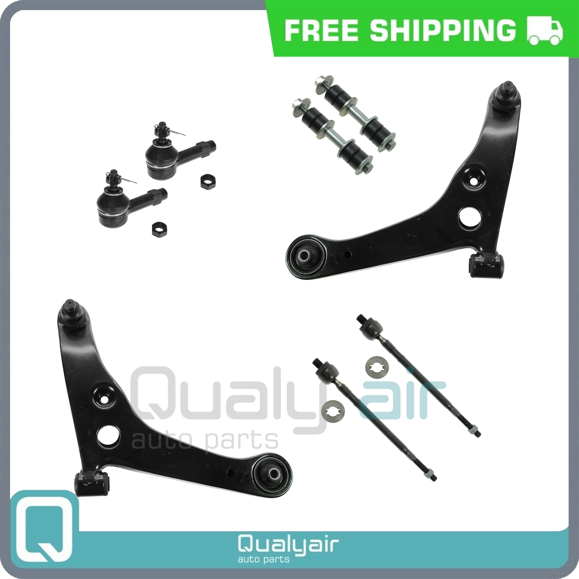 New Suspension Kit for 02-07 Mitsubishi Lancer Front End - 8pcs | eBay
