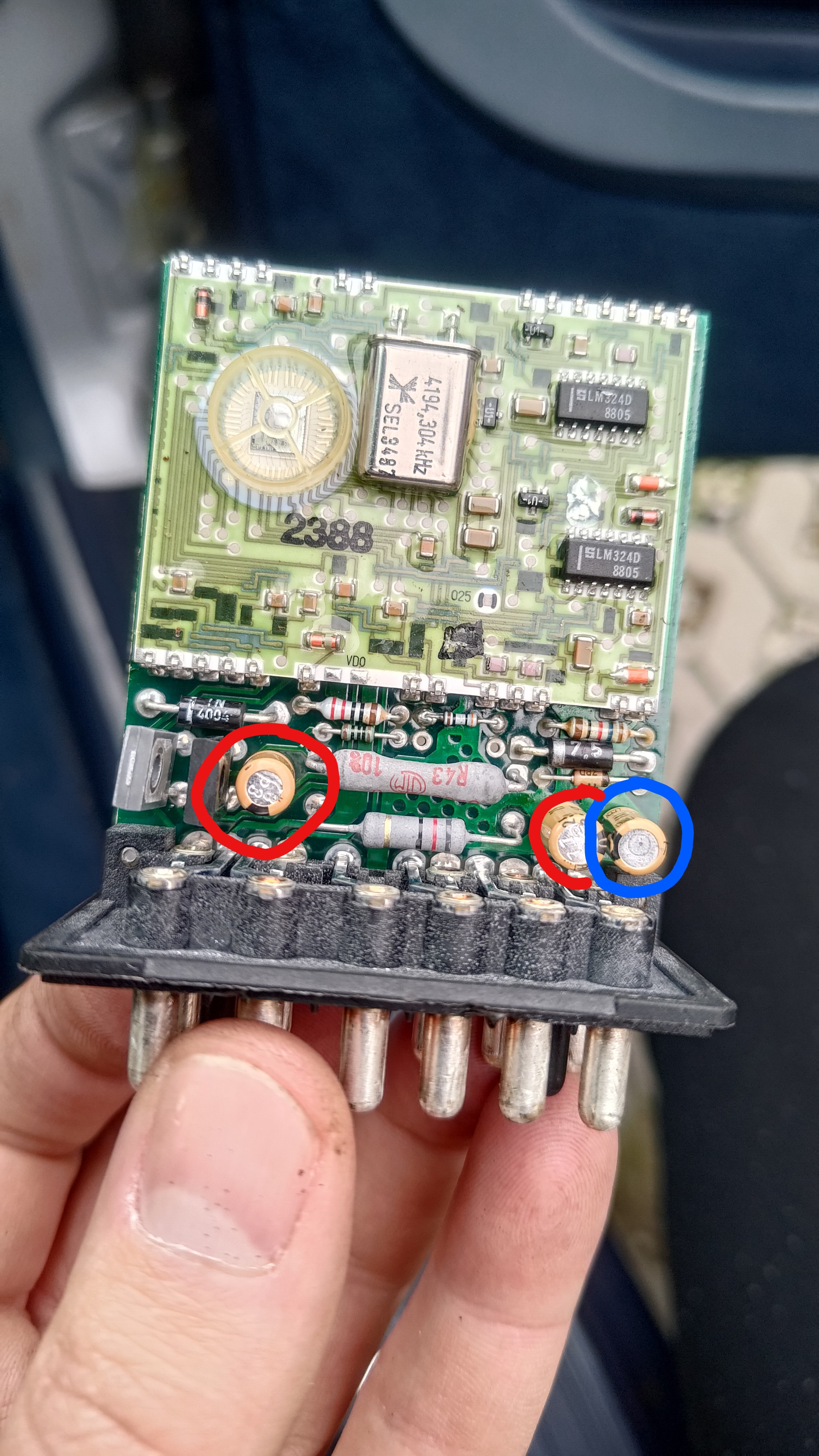 Capacitors in the idle control module | Mercedes-Benz Forum