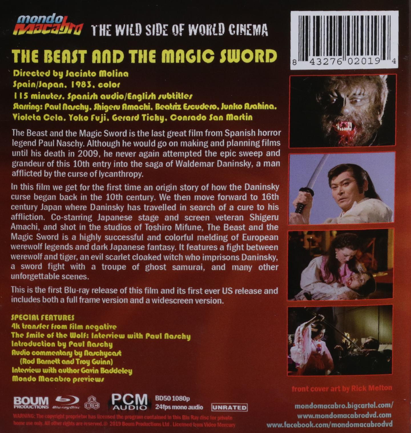 2 La Bestia Y La Espada Magica (cover brd back) — Postimages