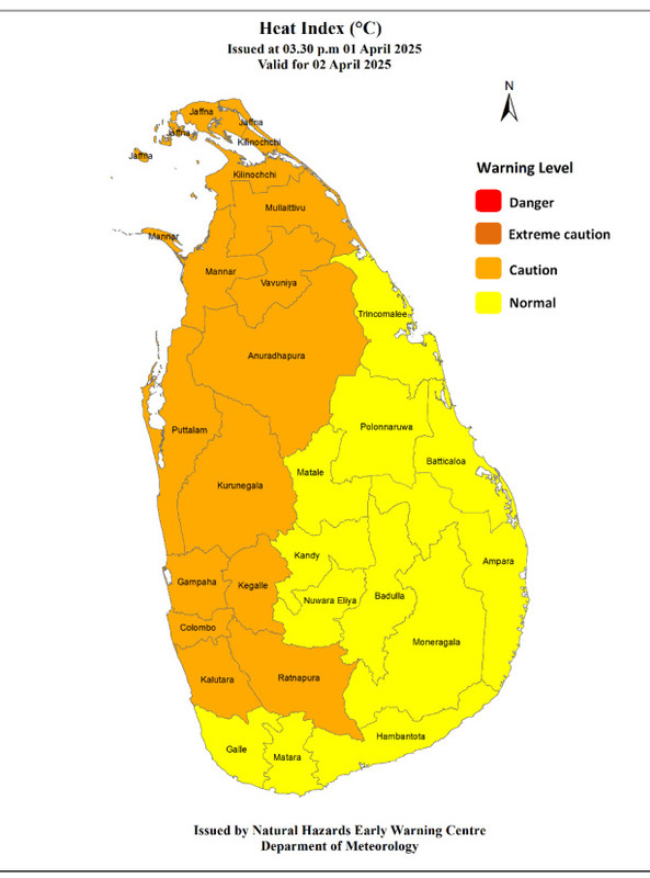 Warm weather advisory issued for several areas