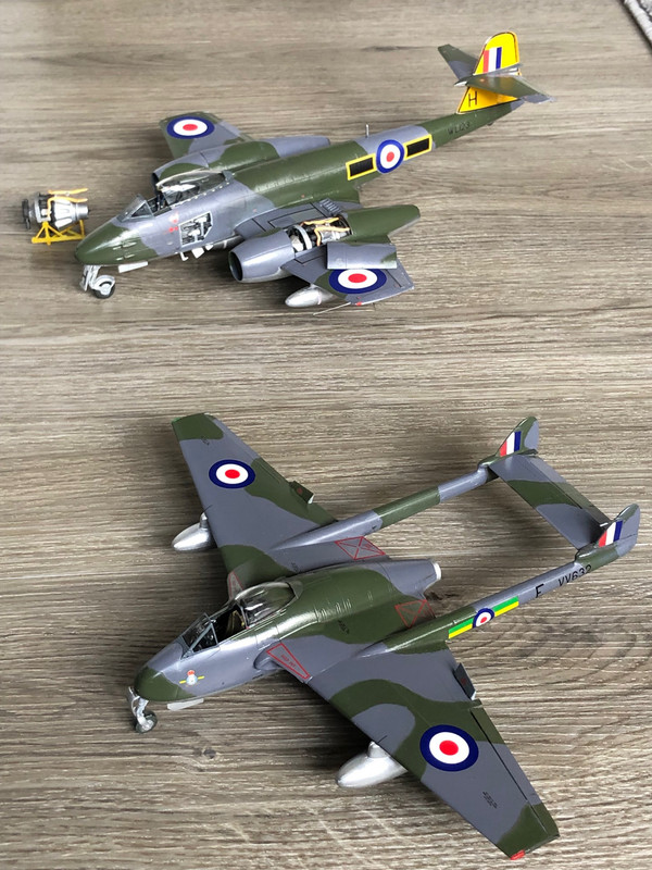 Vampire FB.5, VV632/E, No. 613 (Manchester) Sqn, RAuxAF, RAF Ringway ...