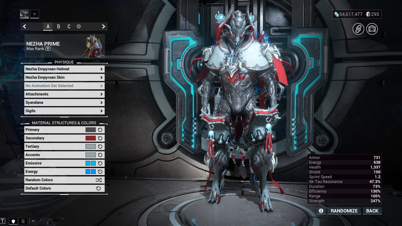 Hexis Arm Plates on Nezha Empyrean - Art & Animation - Warframe Forums