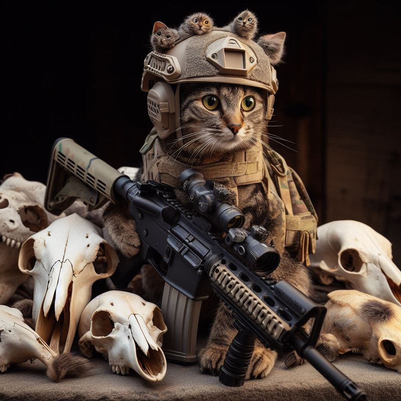 Improvise, adapt and overcome. Never quit! In Latin! v.46 > LaRue ...