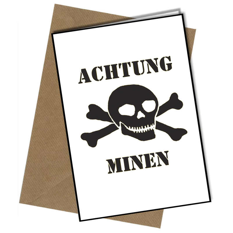 ACHTUNG MINEN CARD — Postimages