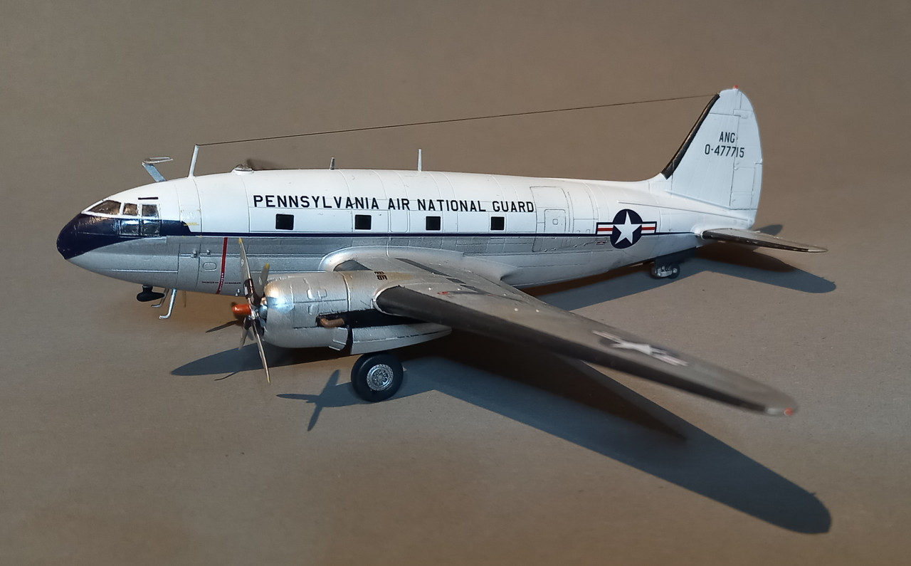 Platz 1:144 Curtiss C-46D Commando, Pennsylvania ANG 1957 - Ready for Inspection - Aircraft ...