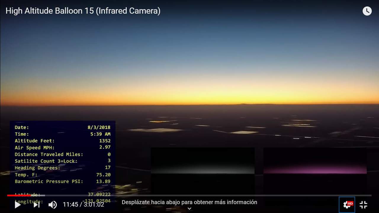 High Altitude Balloon 15 (Infrared Camera). Both sides, do you think ...