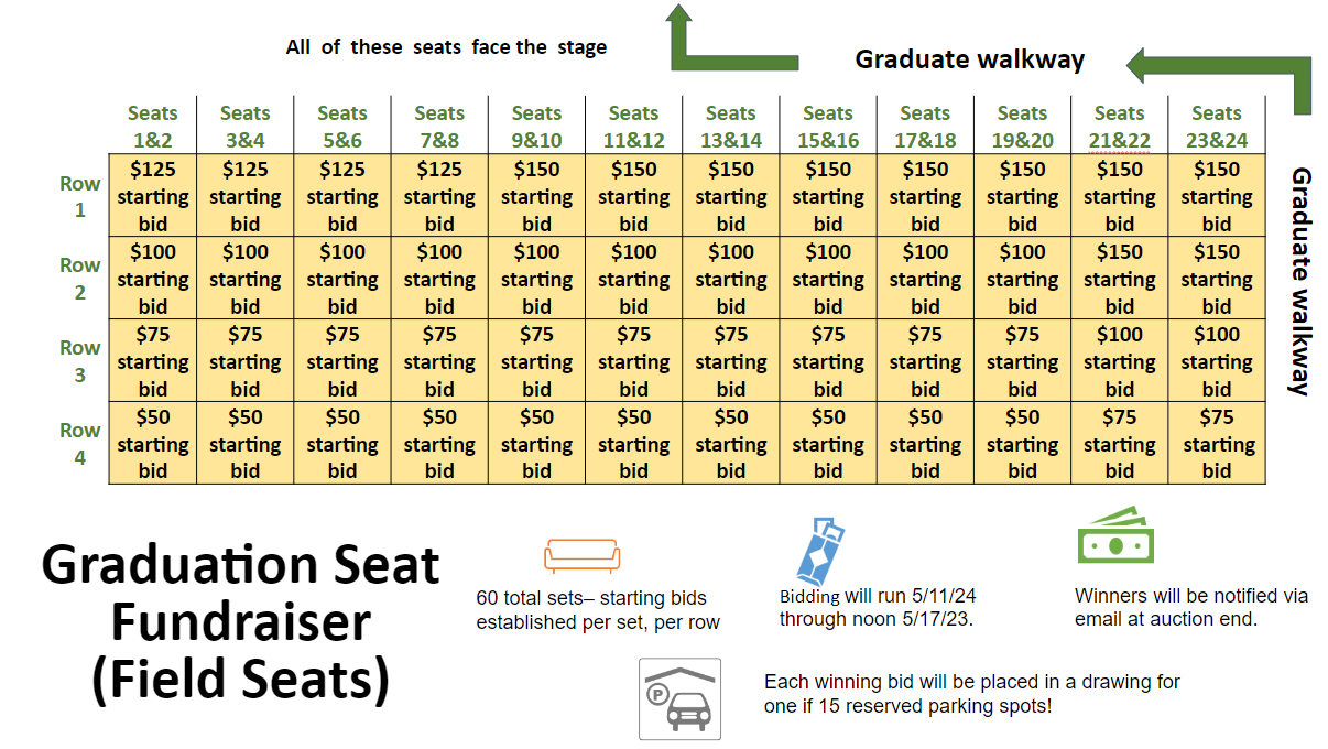 Horizon High School 2024 Graduation Field Seats