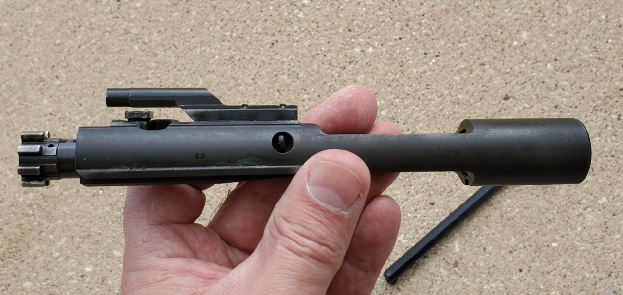 Colt bolt carrier with sideways "C" rollmark? (Not laser etched ...