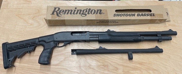 Remington 870 Super Mag - two barrels - 24hourcampfire