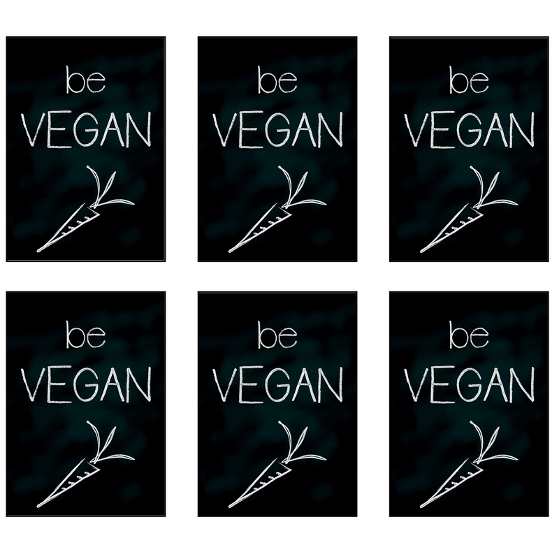 BE VEGAN POSTCARD — Postimages