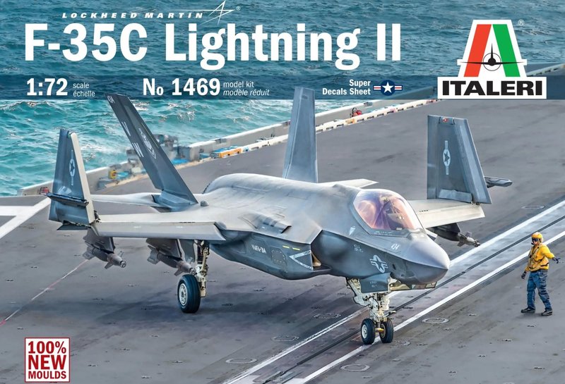 1/72 - Lockheed Martin F-35C Lightning II (new tool) by Italeri - box ...