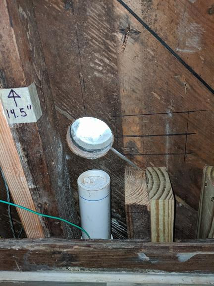 How to apply PVC primer and cement if fitting is deeply recessed?