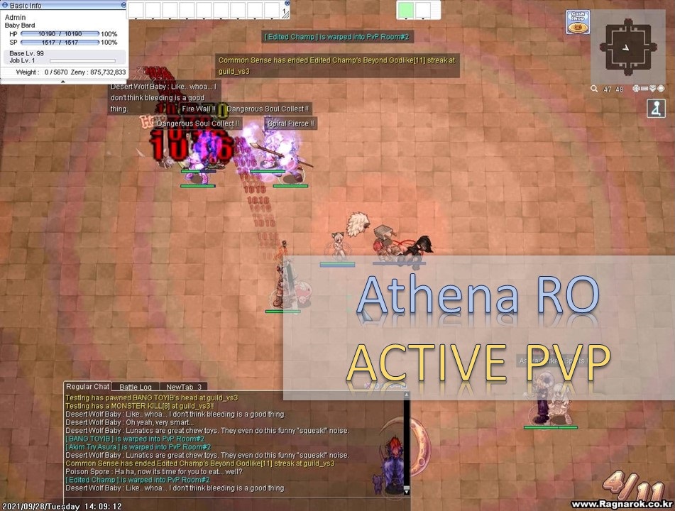 Athena Ragnarok Online Server Information - RMS Private RO Server Listing
