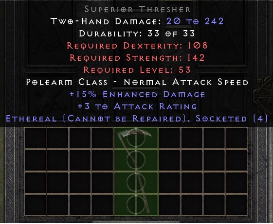 Godly Perfect Infinity Base Thresher Eth 15ed_3ar - Topic - d2jsp