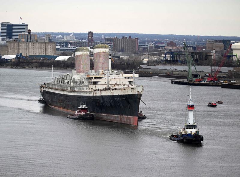 PHILADELPHIA: PARTITO TRASFERIMENTO DELLA STORICA NAVE SS.UNITED STATES ...